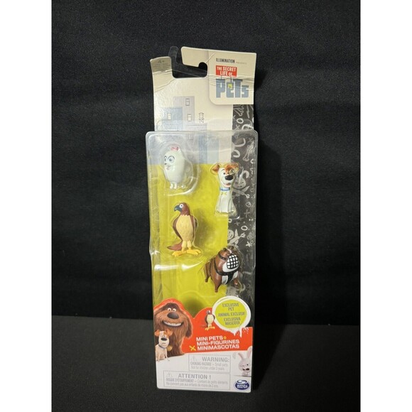 Secret life of pets | Toys | The Secret Life Of Pets 4x Mini Figurines ...